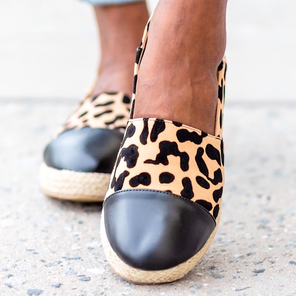 Shoes | Leopard Print Espadrille Sneakers | Poshmark
